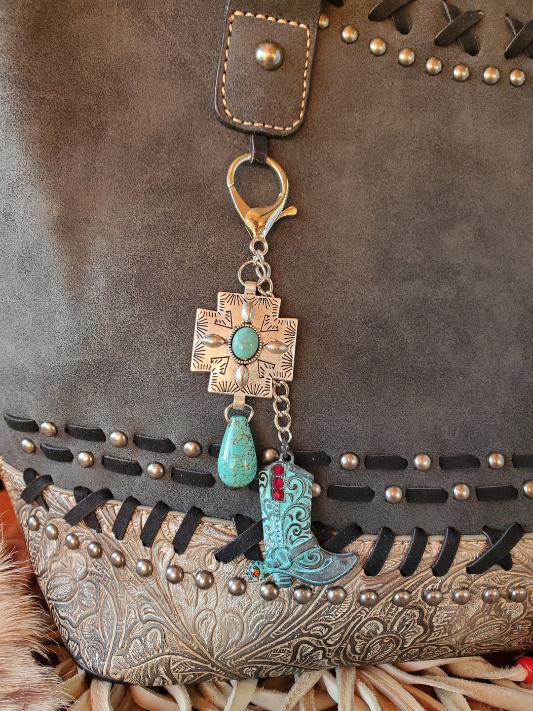 Western Purse Dangle or Charm for Purse, Hand Bag, Boot, Backpack ...