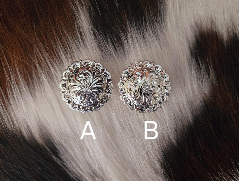 Concho Scarf Slide for Silk Wild Rag, Bandana, Scarf - Silver Color ...