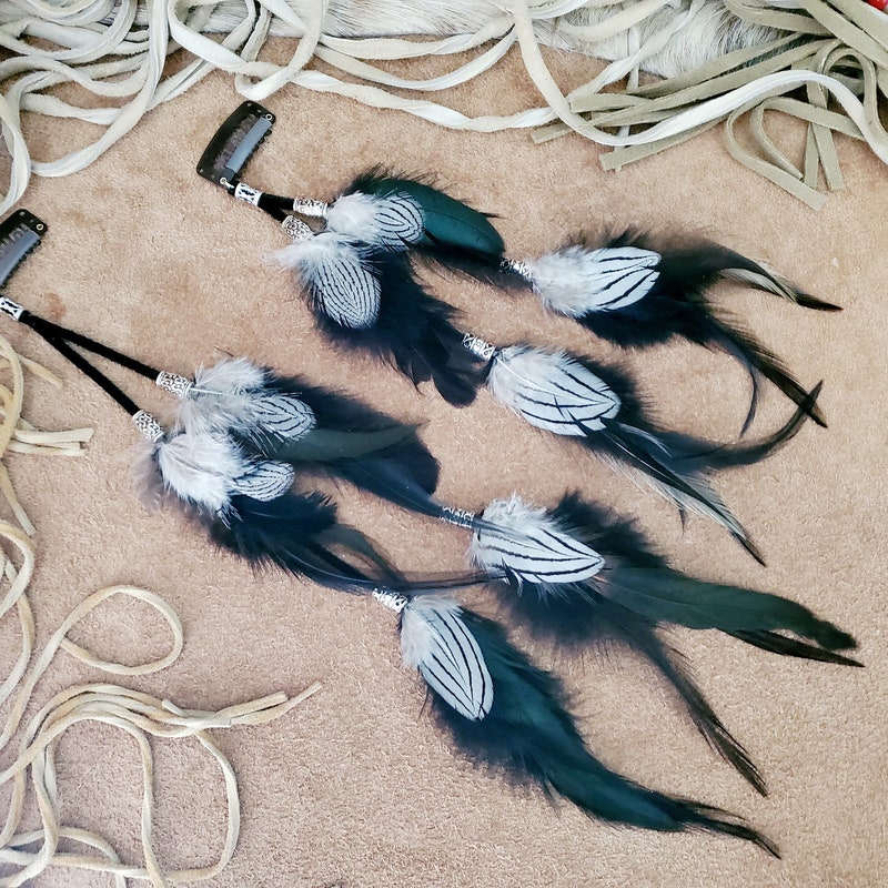 Feather Hair Clip - Etsy