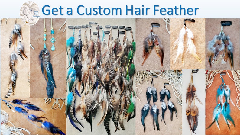 Long Skinny Feather(s) and a Clip, Boho Hair Extension, Choose How Many ...