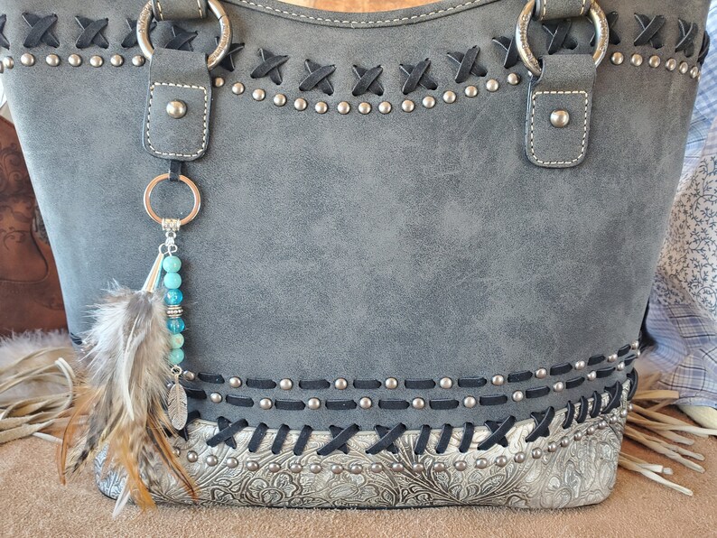 Custom Purse Dangle Bag Charm Feather Dangle for Your Purse - Etsy