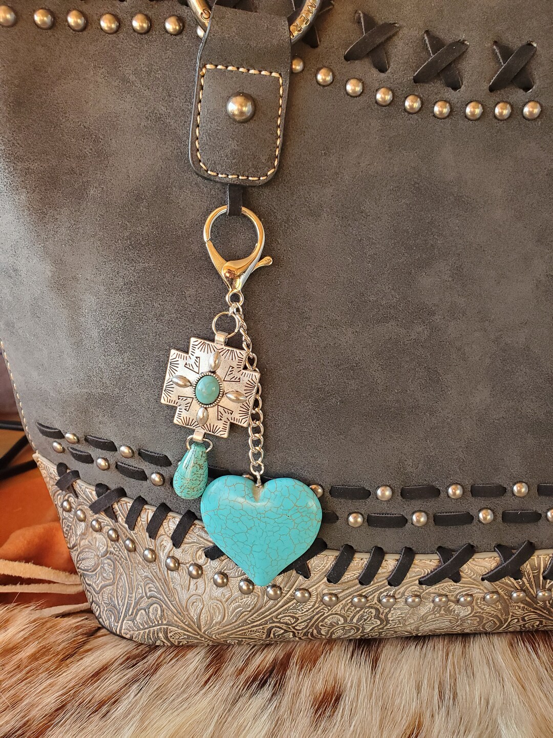 Western Purse Dangle, Bag Charm for Purse, Hand Bag, Boot, Backpack ...