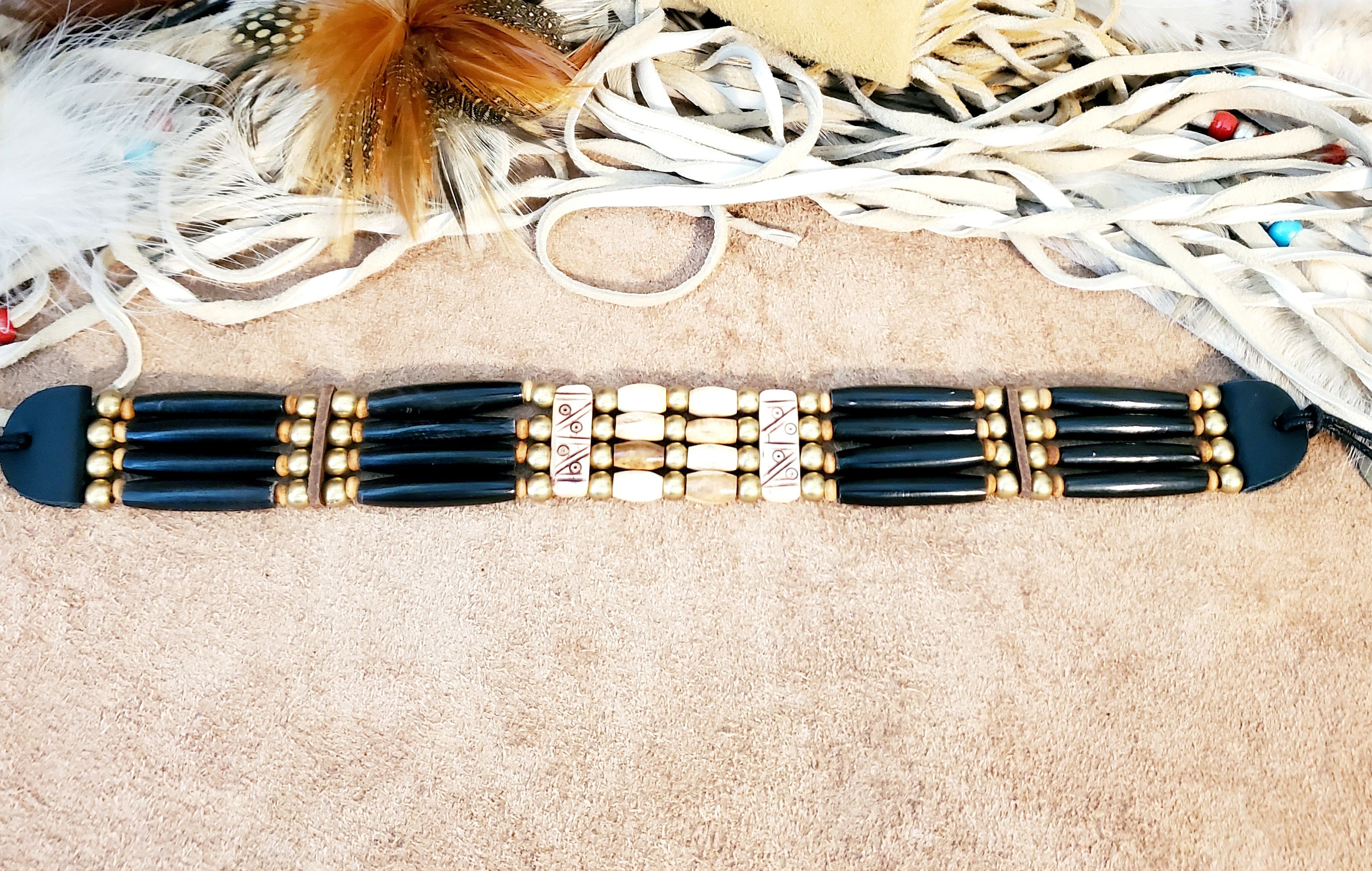 Native American Bone Necklace