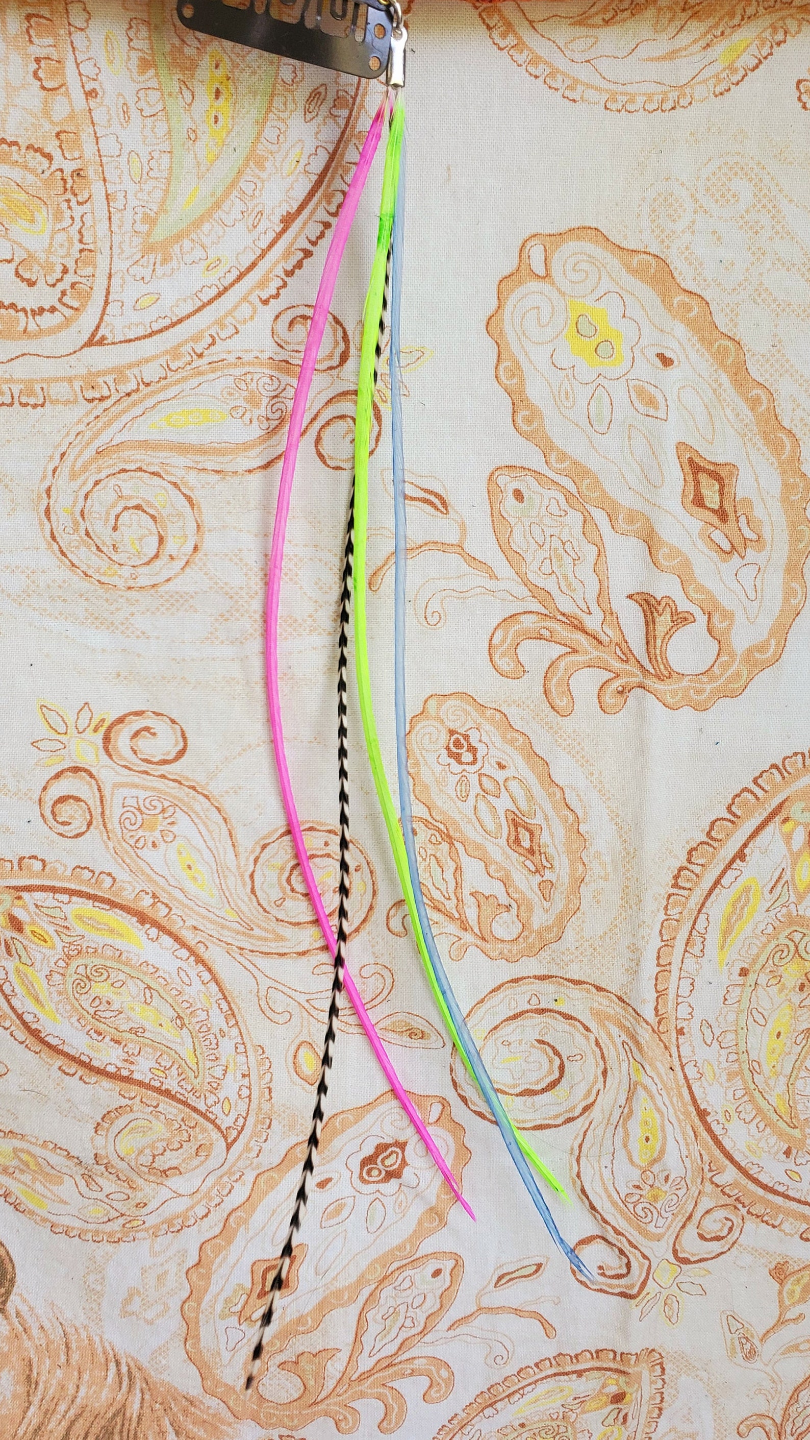 Long Skinny Feather(s) and a Clip, Boho Hair Extension, Choose How Many ...
