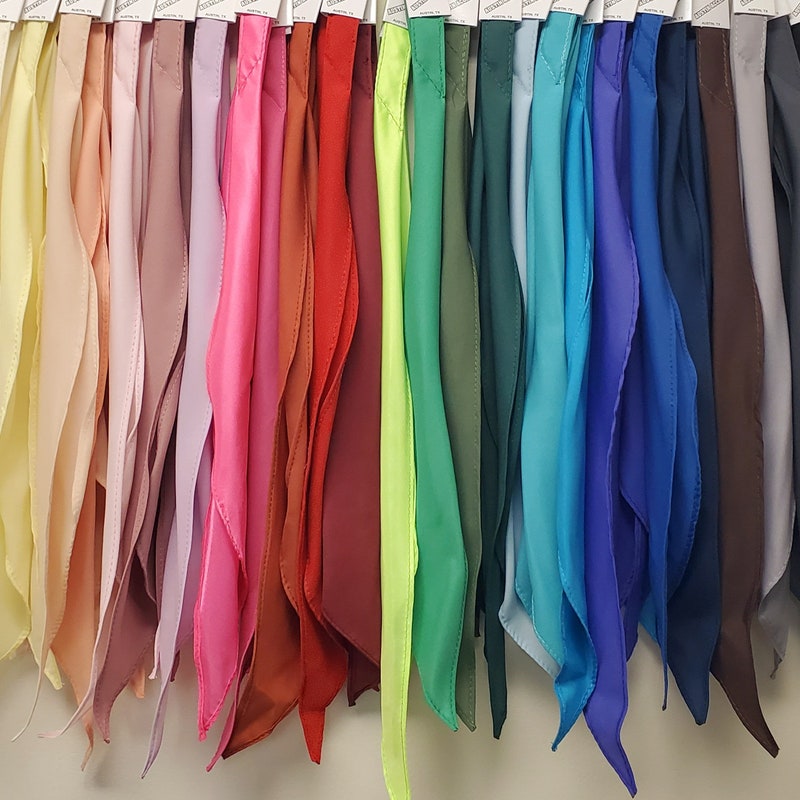 Silk Short Neck Scarf - Etsy