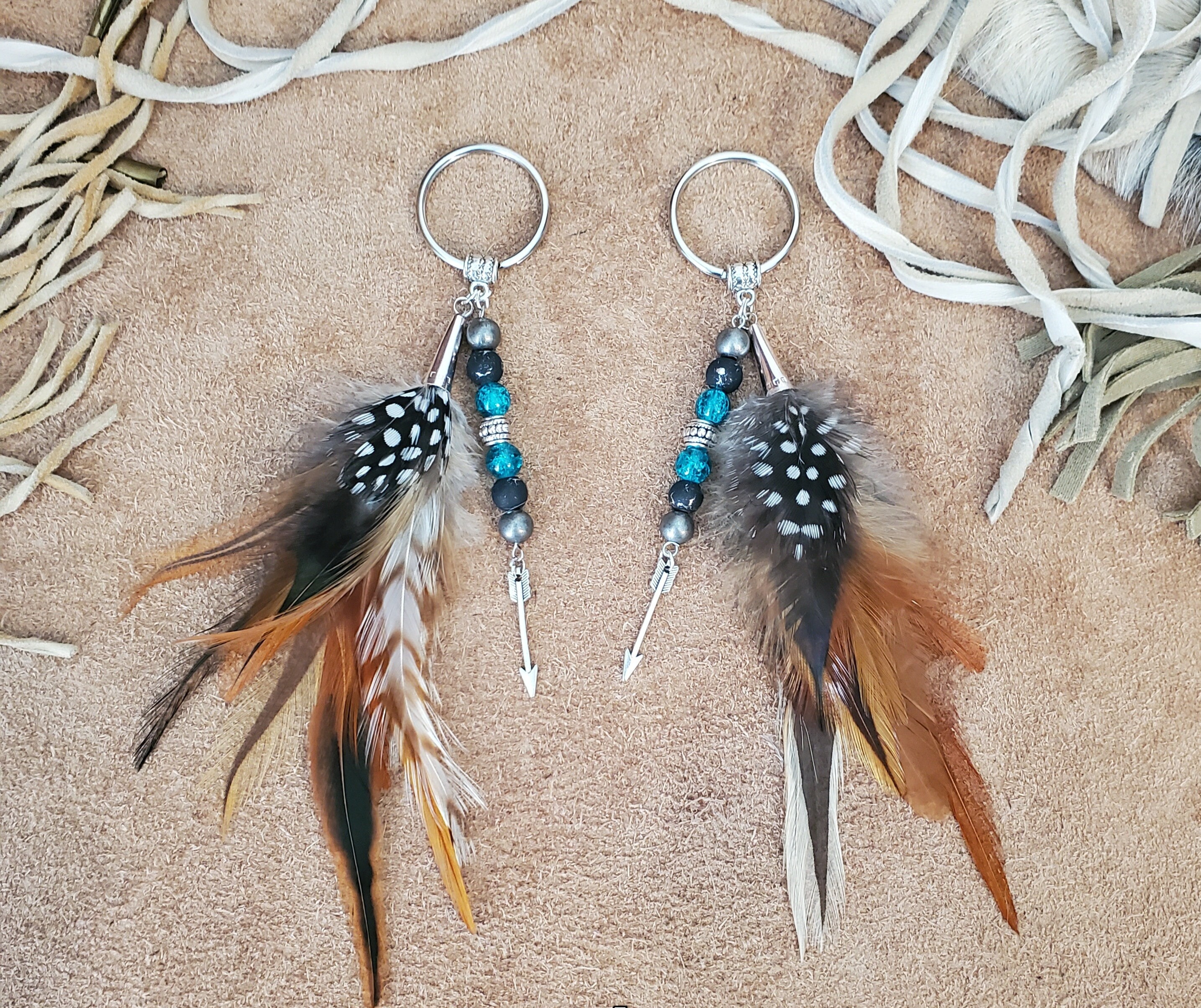 Boot Topper, Boot Bling, Feather Boot Topper With Beads - Metal Feather ...