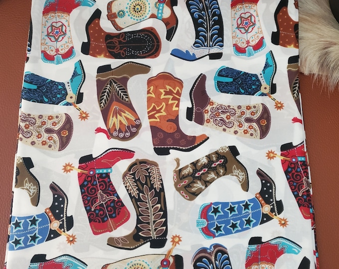 Cowboy Boot Silk Wild Rag Western, Cowboy, SASS, Bandana, Neck Scarf ...