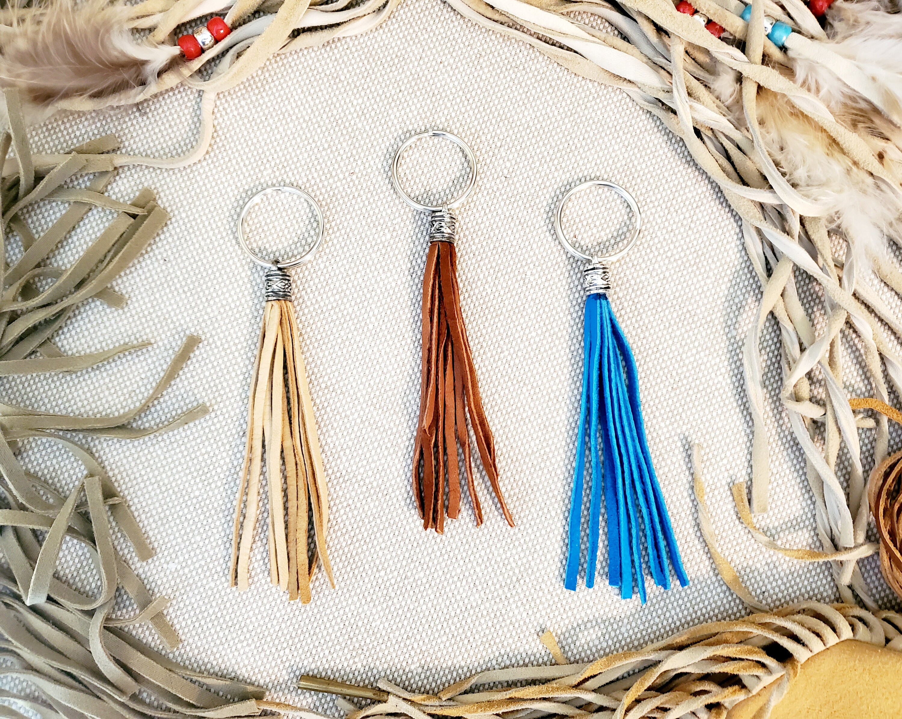 Deerskin Tassel Purse Dangle, Handbag Charm, Purse Zipper Pull or ...