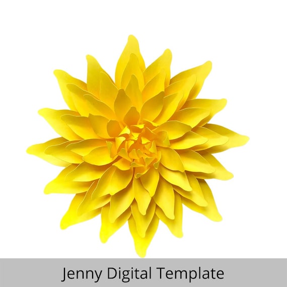 Small Paper Flower SVG Paper Flower Template Digital File | Etsy