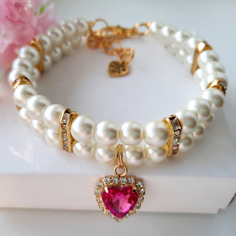 Pearl Dog Collar - Etsy