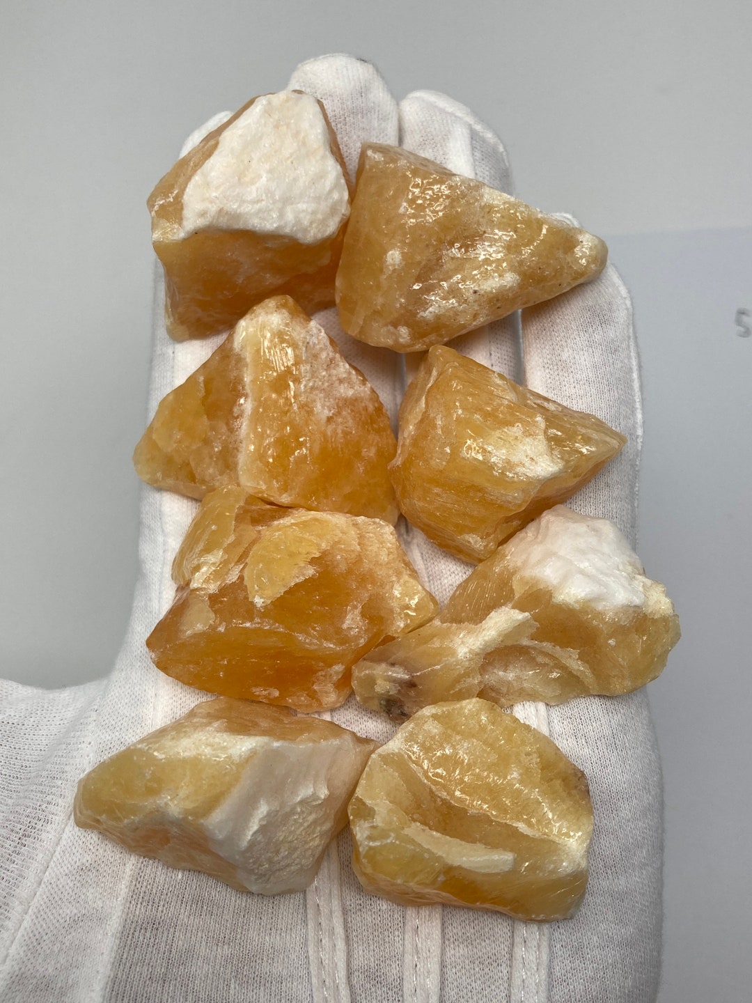 Orange Calcite Raw Chunks Unpolished Pick Your Own - Etsy