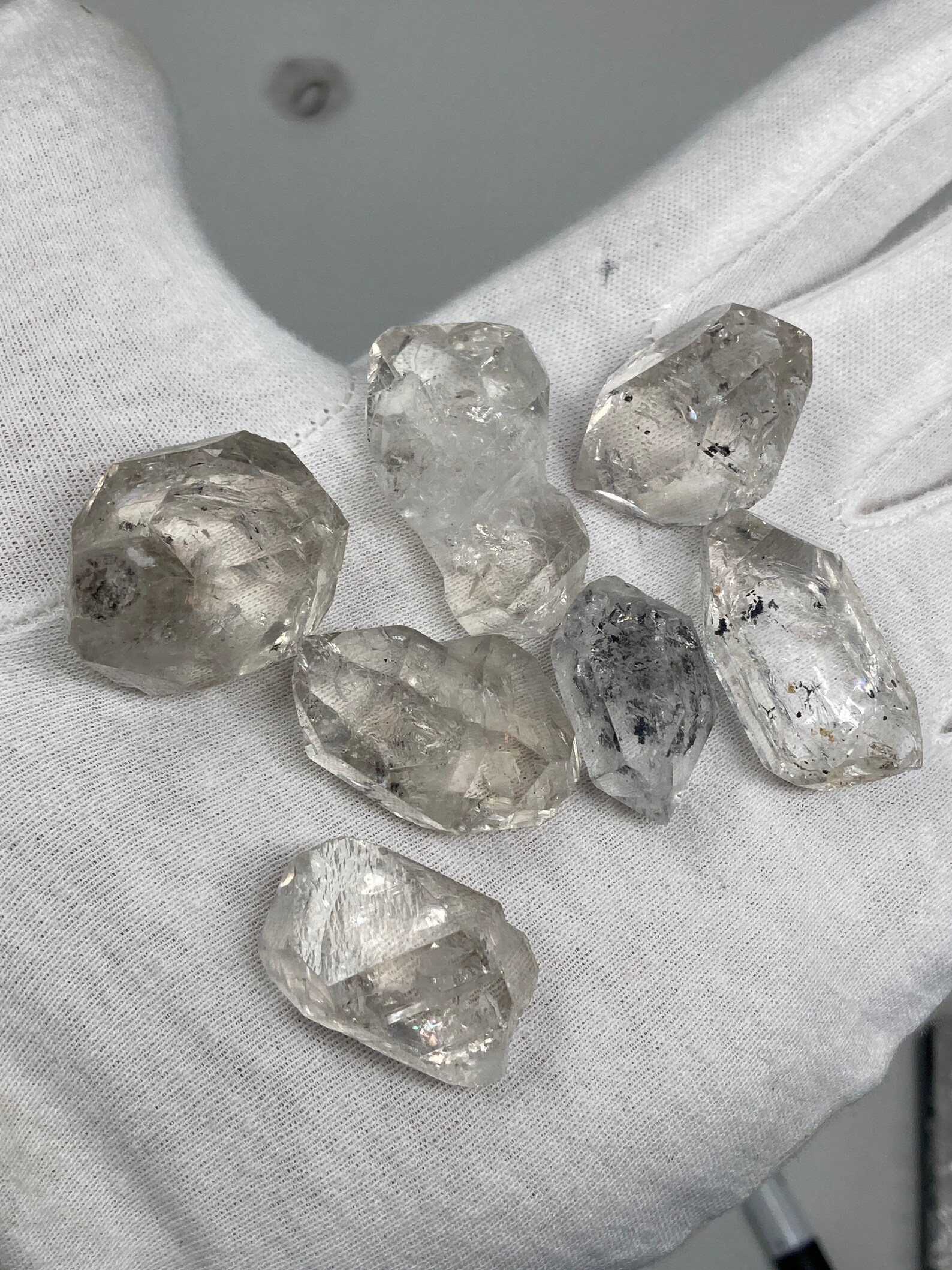 7-19g Special Clear Herkimer Diamonds with inclusions | Etsy