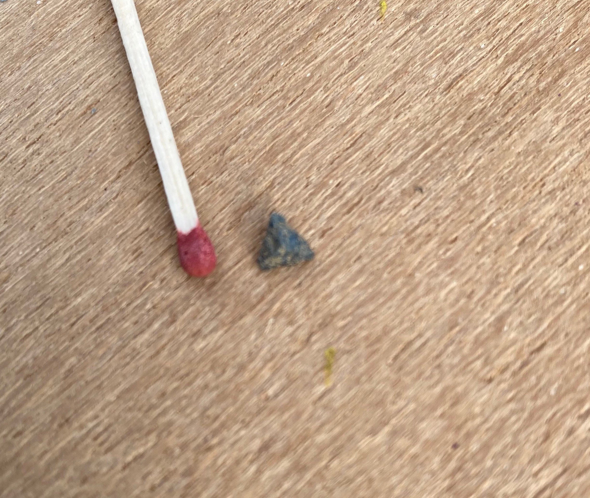 1.5 Ct Benitoite DT Triangle stoney Shielding Psychic Development ...