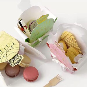 Set of 10 Crown Gift Boxes | Perfume | Paper Packaging | Wedding Candy ...