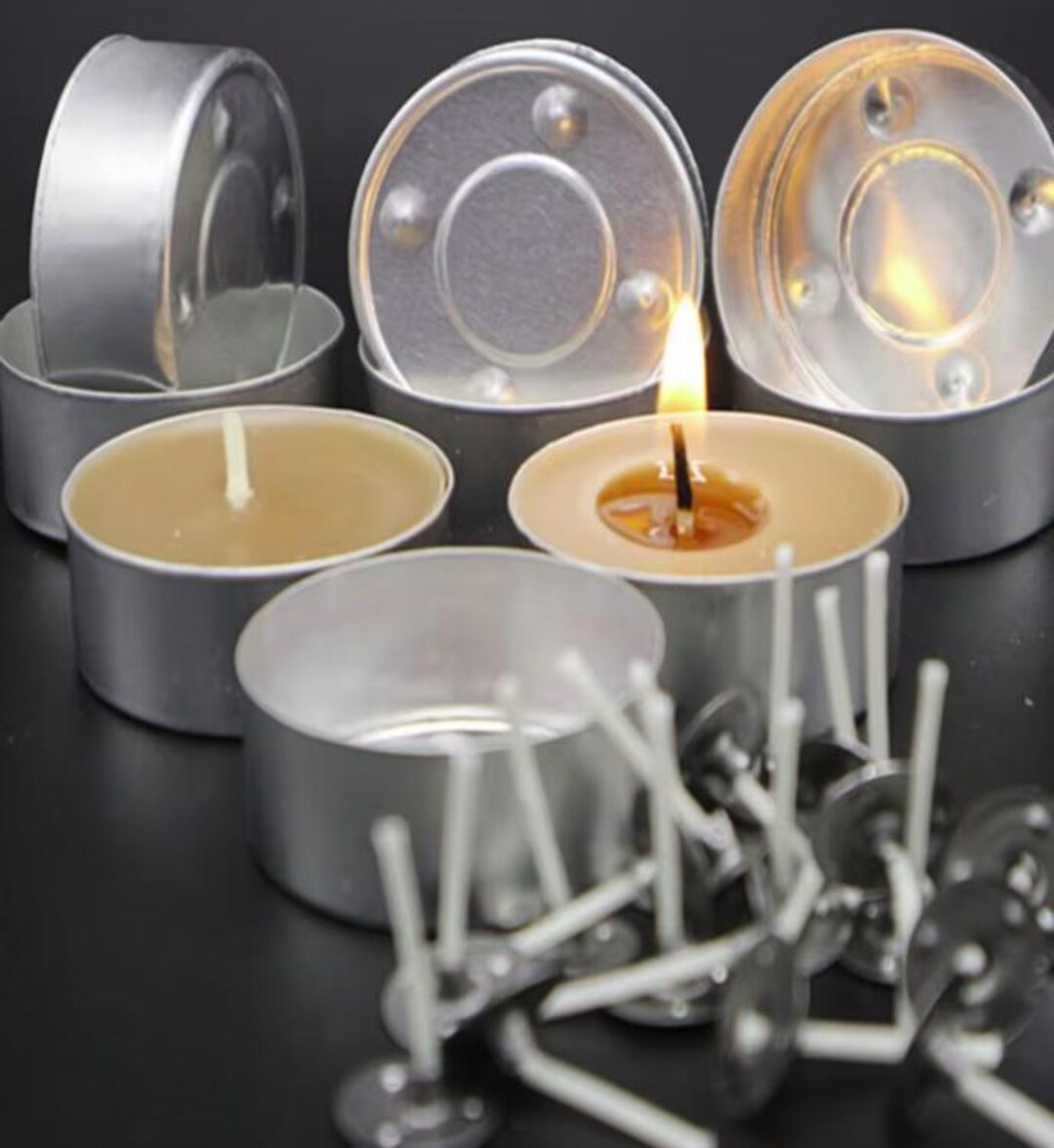 Set of 25 Empty Aluminum | Tea Light Cups for DIY | Candle Making - 3 ...