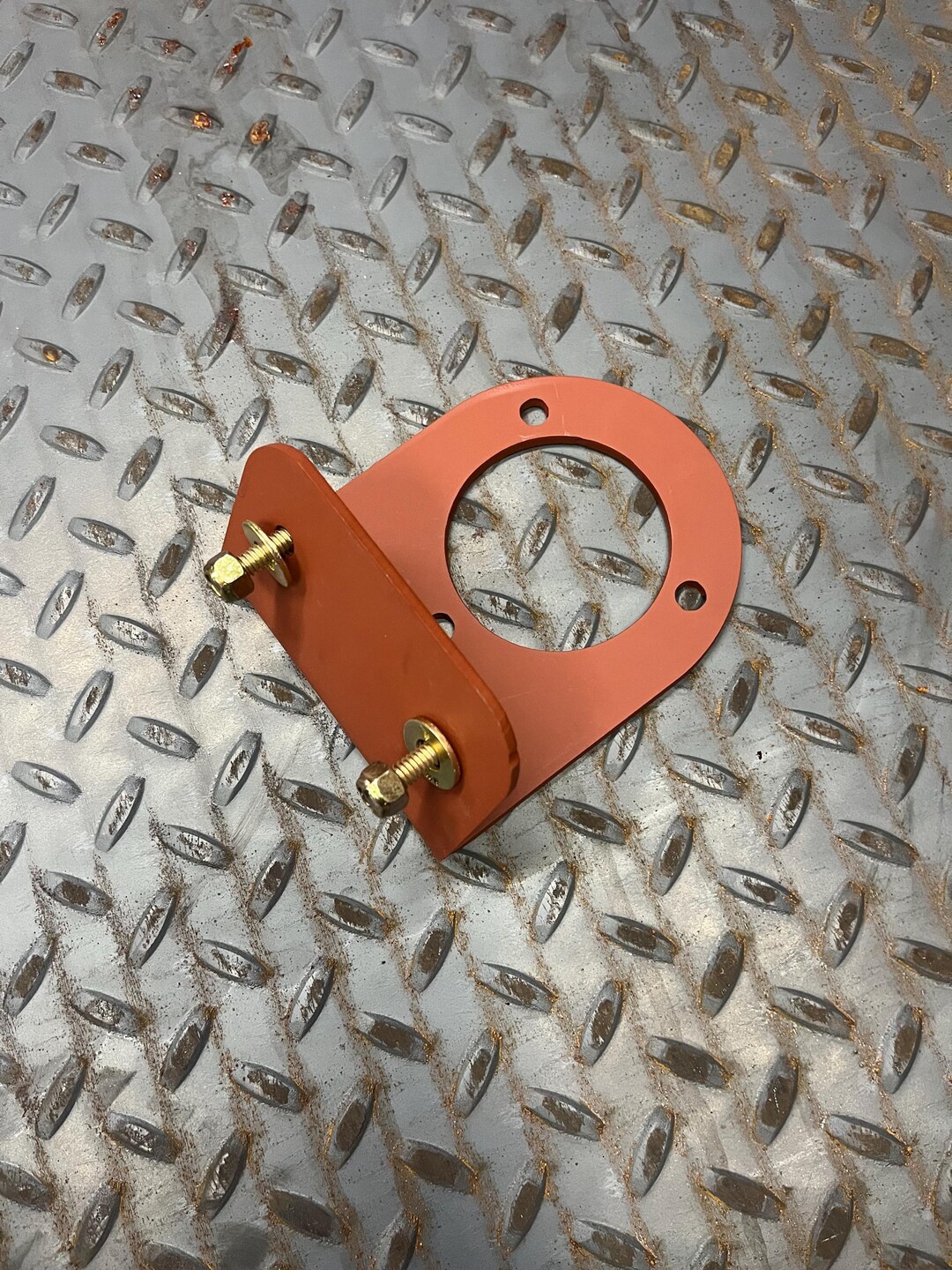 Heavy Duty Fuel Fill Neck Mount – 10ga Carbon Steel, Red Prime Finish ...