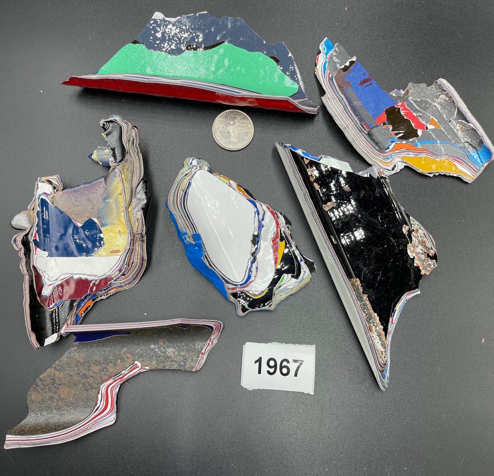 Raw Fordite Rough Fordite for lapidary jewelry. Half pound | Etsy