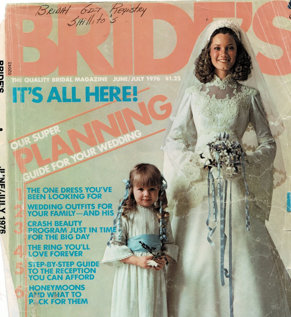 Vintage 1970s Wedding Gown: Featured in Bride's Magazine, Size 8 - Etsy