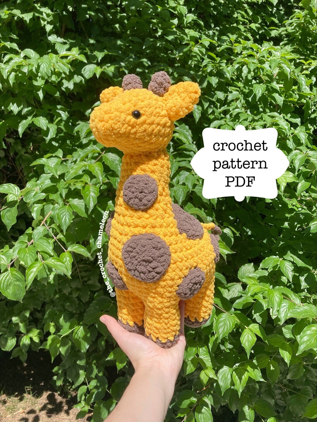 Pattern: Giraffe Crochet Plushie - Etsy