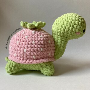 Pattern: Turtle Crochet Plushie | Includes Strawberry Turtle Pattern - Etsy