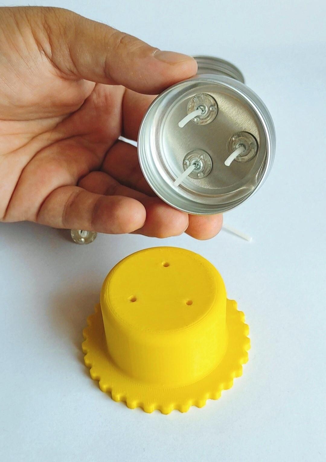 Candle Wick Centering Tool Wick Setter Silver Aluminum Jar Containers ...