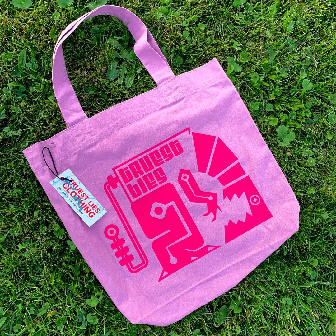 Mecha-chomp Tote Bag | Truest Lies - Etsy