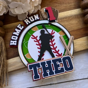 Baseball Cake Topper Sports Birthday Party Rookie Year - Etsy