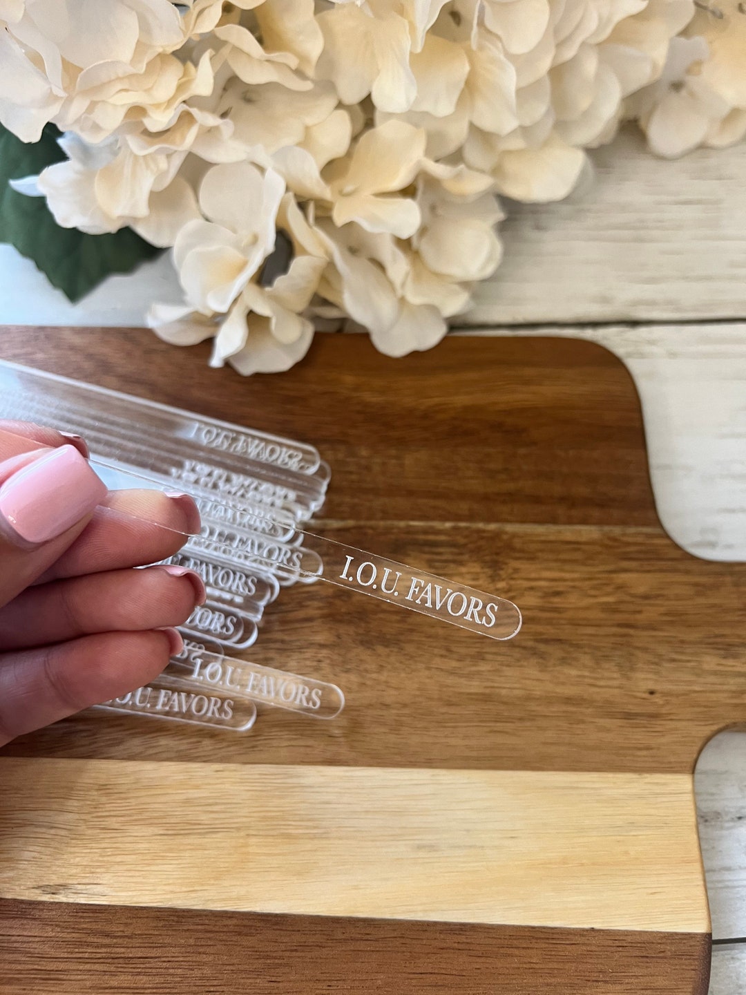 Cake Sticks Custom Cake Topper Sticks Personalized Business Name Cake ...