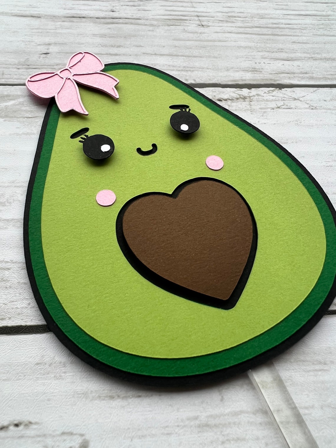Avocado Cake Topper Theme Birthday Holy Guacamole - Etsy