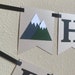 Mountain Happy Birthday Banner First Birthday Adventure Theme - Etsy