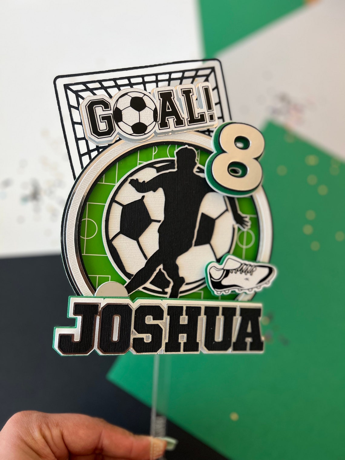 Soccer Cake Topper Sports Birthday Party Futball Football - Etsy