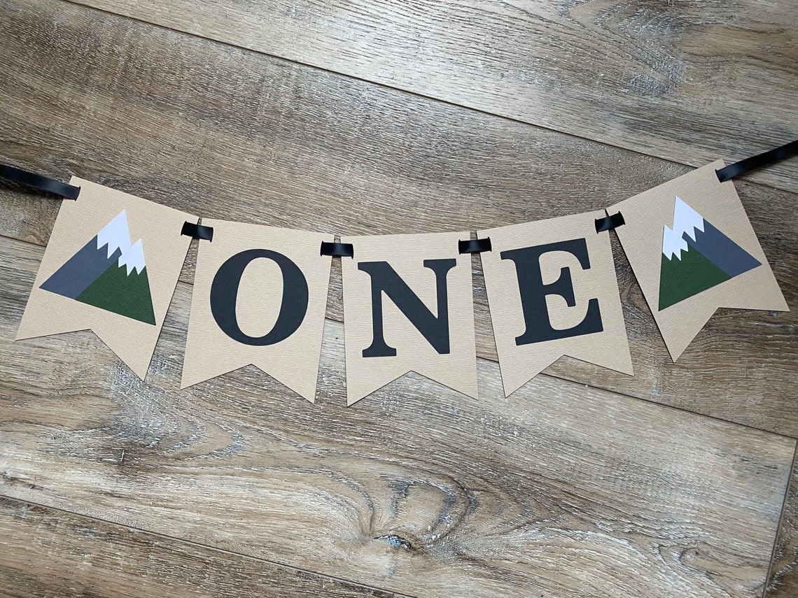 Mountain Large Party Bundle Adventure Awaits Theme First - Etsy