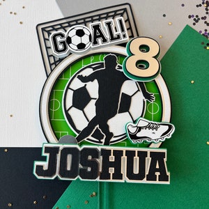 Soccer Cake Topper Sports Birthday Party Futball Football - Etsy
