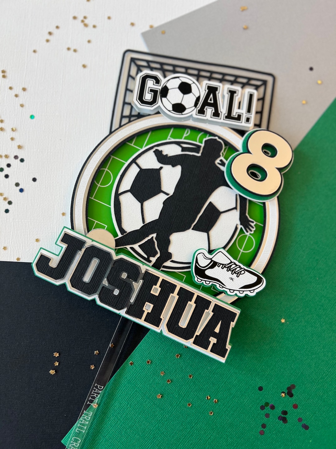 Soccer Cake Topper Sports Birthday Party Futball Football - Etsy