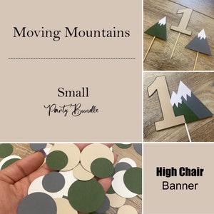 Mountain Small Party Bundle Adventure Theme First Birthday Decorations ...