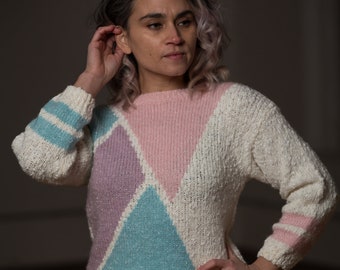 Triangle Sweater | Etsy