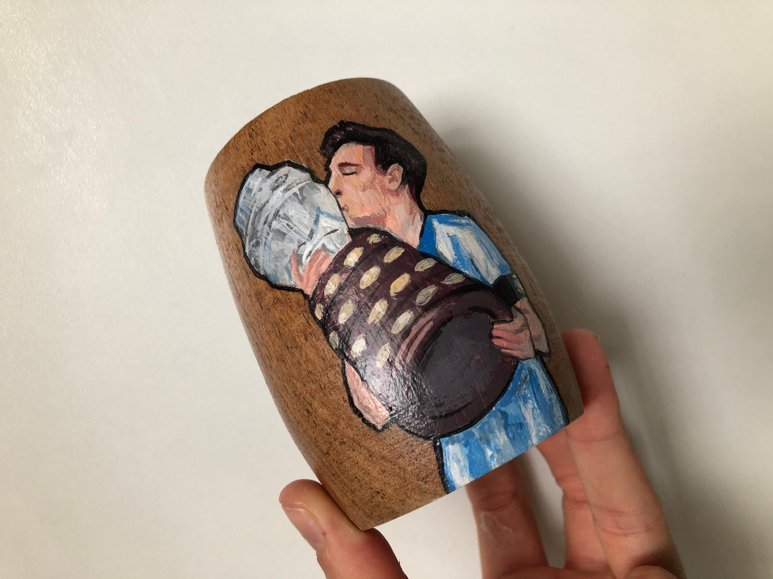 Mate de madera Messi / Leo Messi /copa Americana / yerba mate/ | Etsy