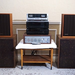 Vintage Sony Stereo System With Four Speakers - Etsy