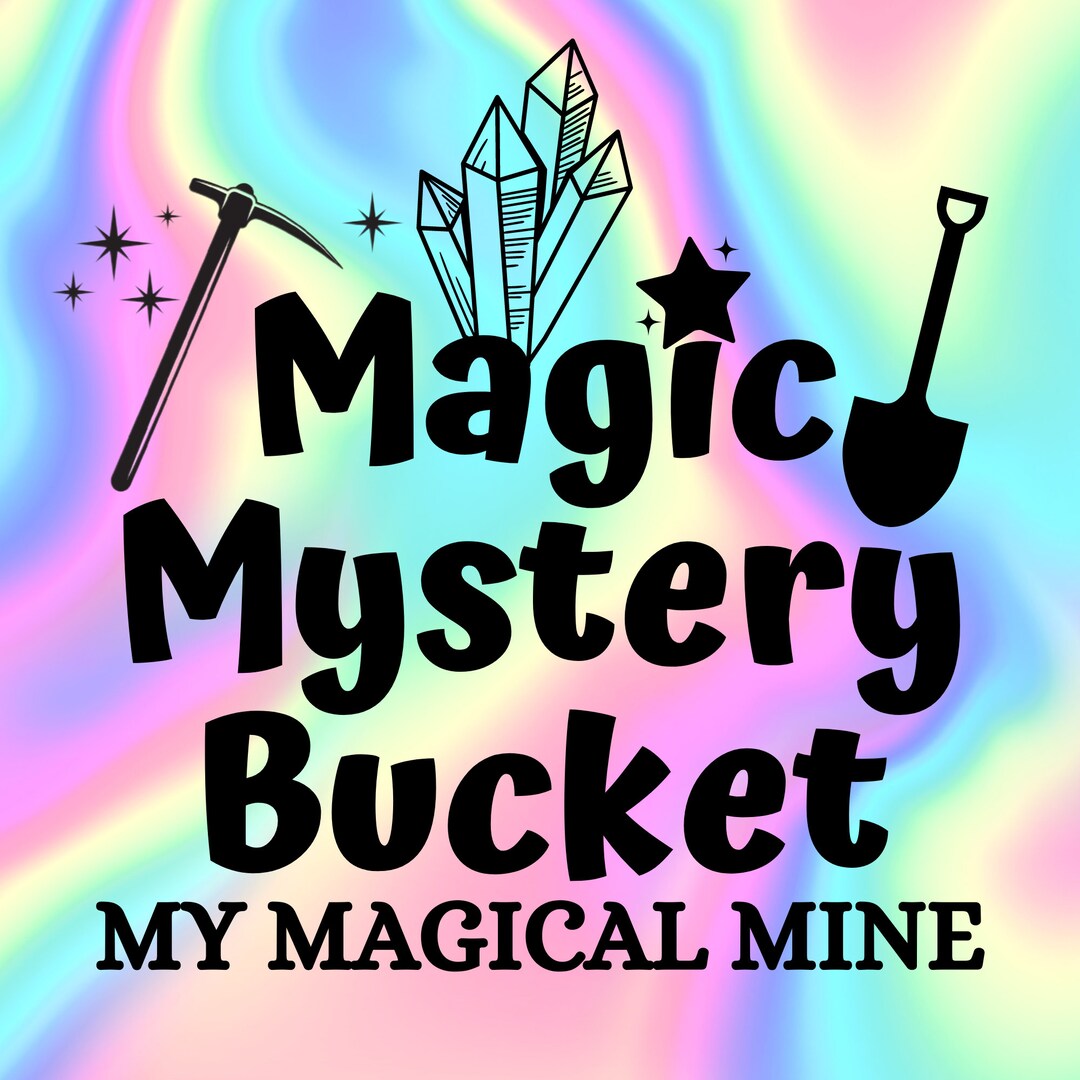 Magic Mystery Bucket, Crystal Gem Mining, Dig Kit, Rocks, Minerals ...