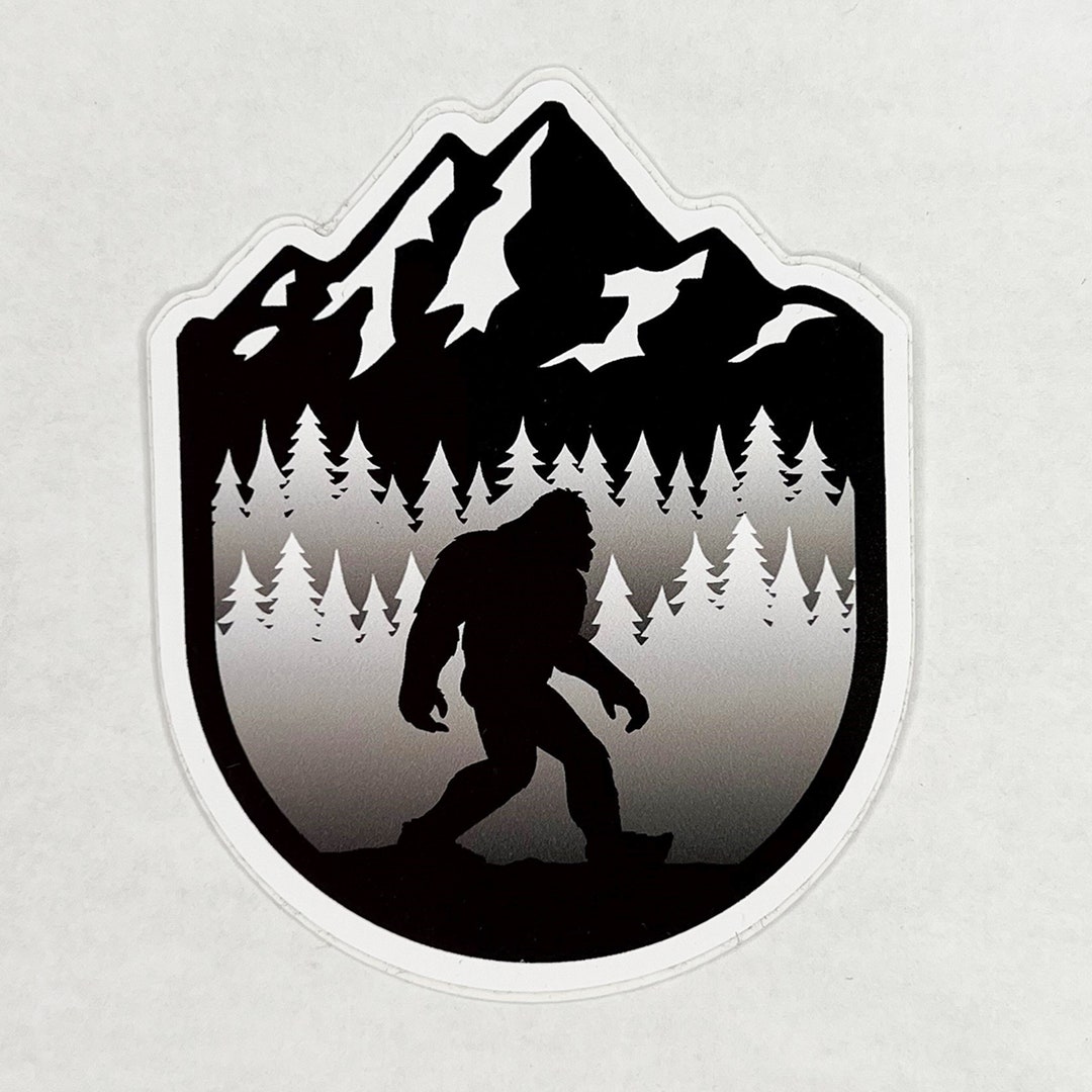 Sasquatch Sticker Sasquatch Mountain Sticker Collectible Stickers ...