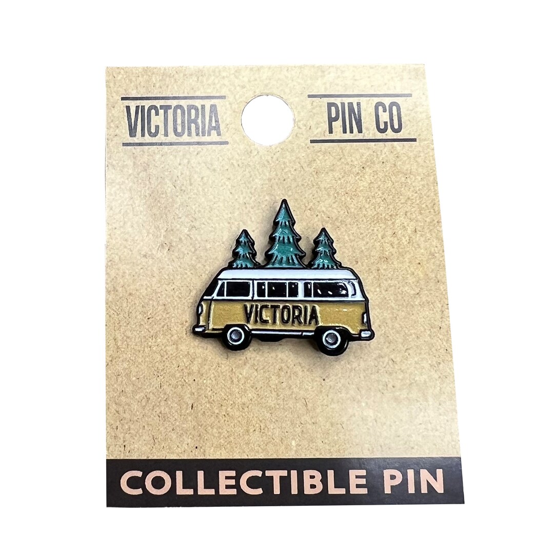 Victoria Bus and Trees Pin Canada Pin Canada Souvenir Canada Gifts ...