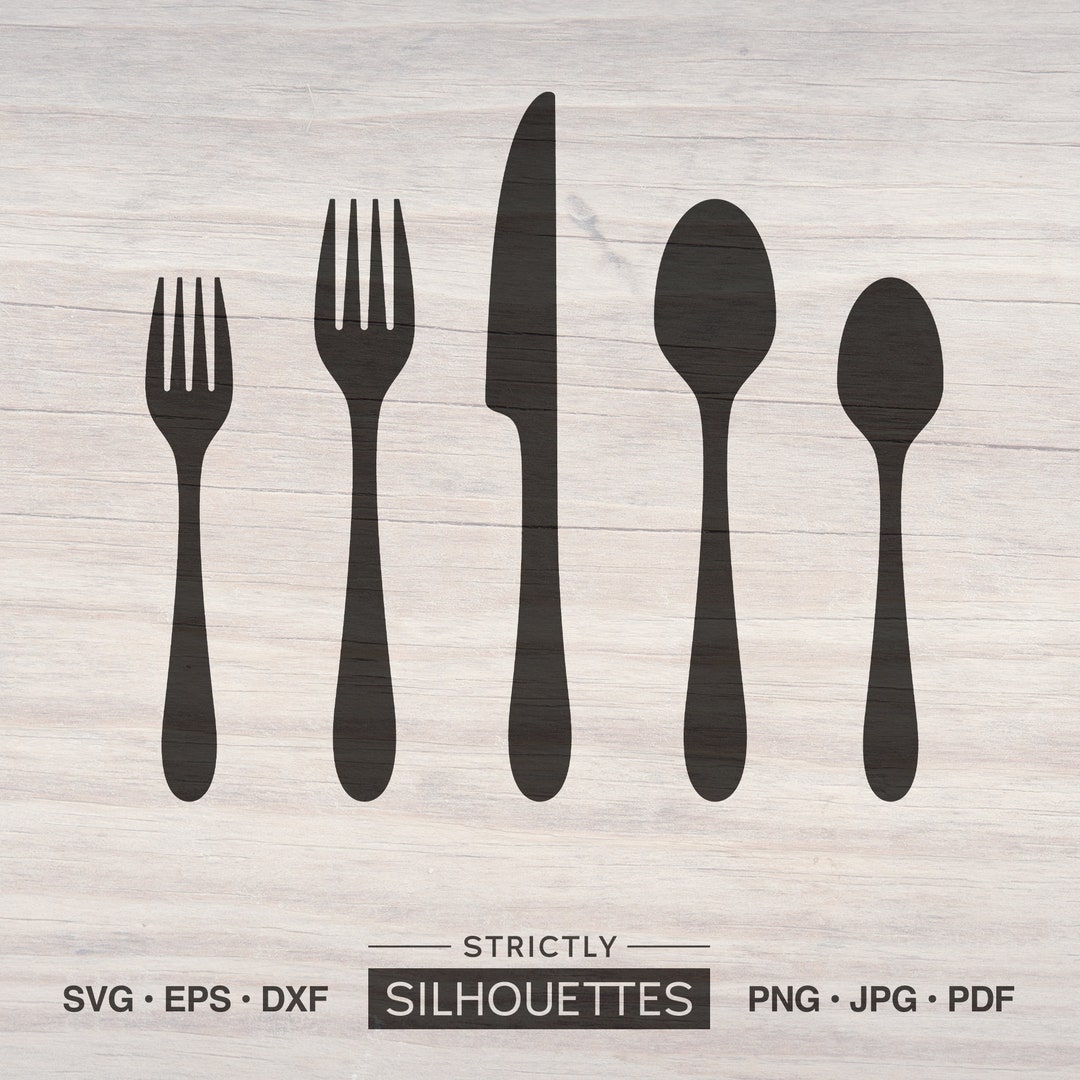 SVG Classic Silverware Set (P2; Forks, Spoons, Knife); Kitchen Utensils ...