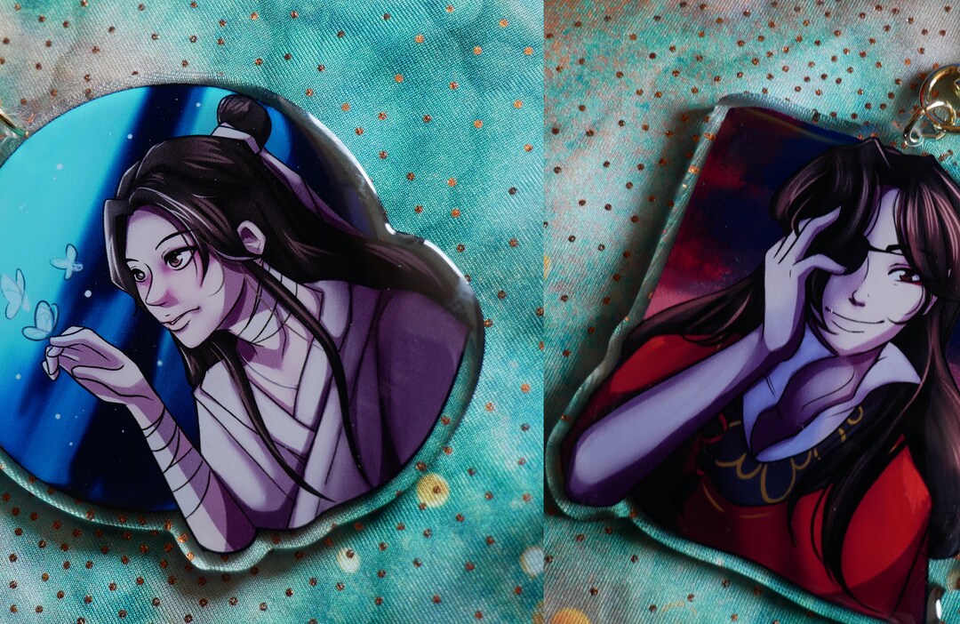 Heavens Officials Blessing Xie Lian Hua Cheng Keychain Charms - Etsy ...