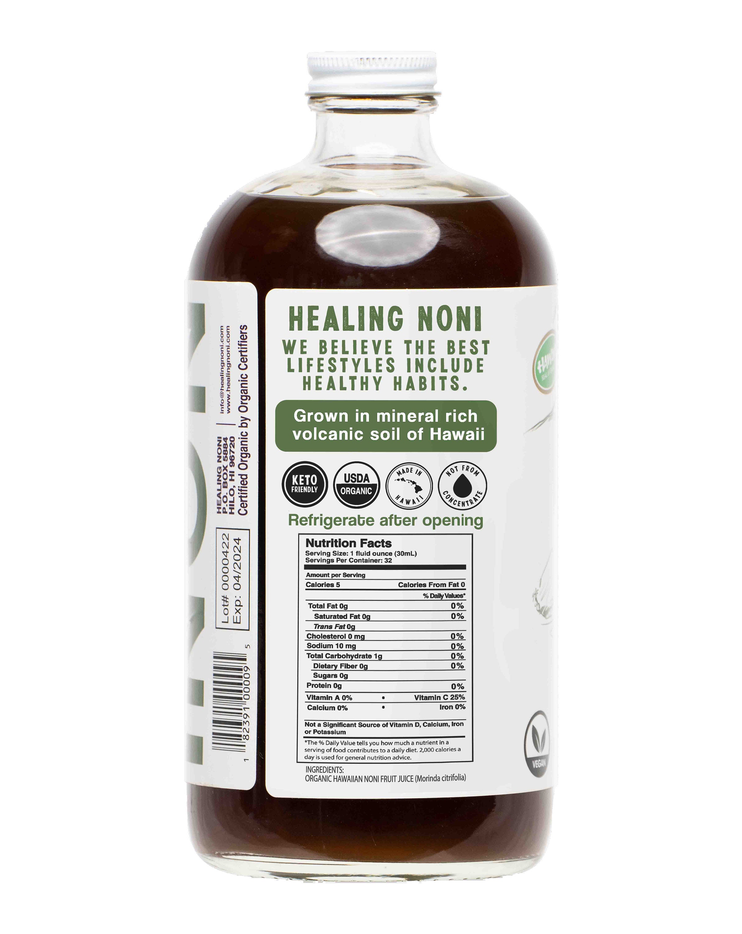 RAW Organic Hawaiian Noni Juice 32oz - Etsy