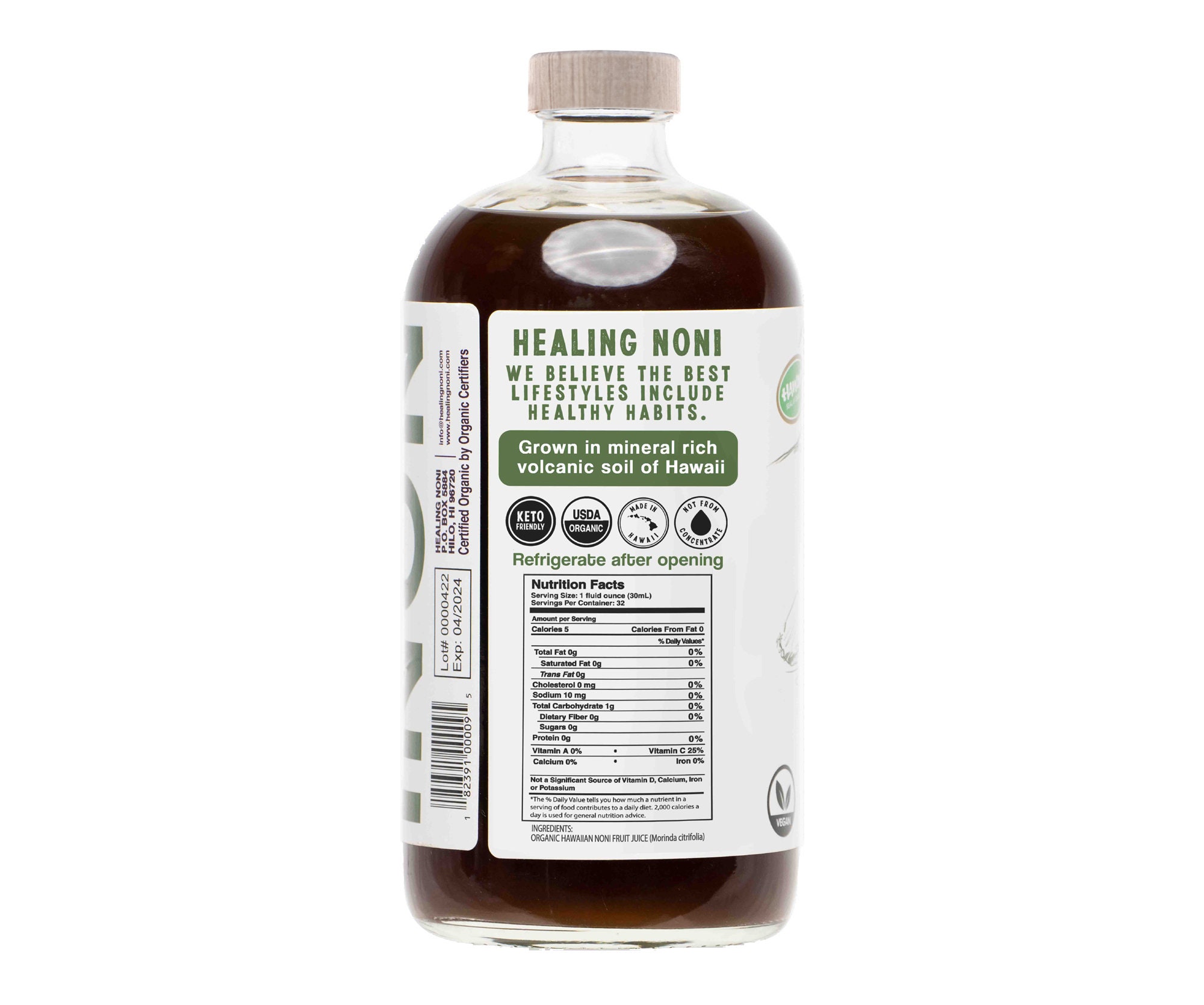 Organic Hawaiian Noni Juice 32oz - Etsy