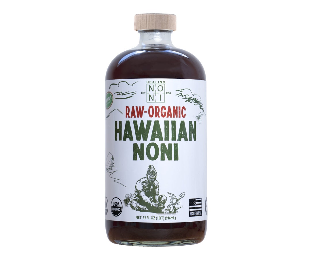 RAW Organic Hawaiian Noni Juice 32oz - Etsy