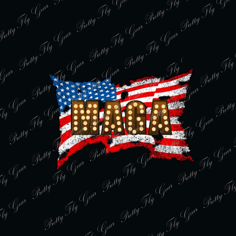 MAGA MARQUEE Flag Digital Design Sublimation PNG - Etsy
