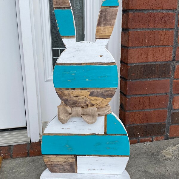 Wooden Bunny Stand - Etsy