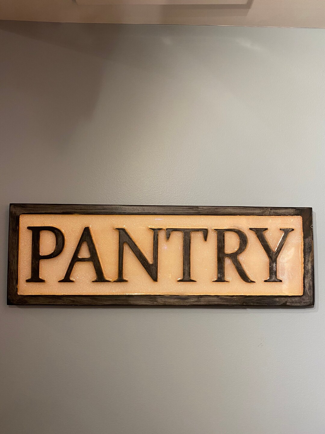 Large Wooden Pantry Sign | Farmhouse Pantry Sign | Wooden Rustic Sign ...