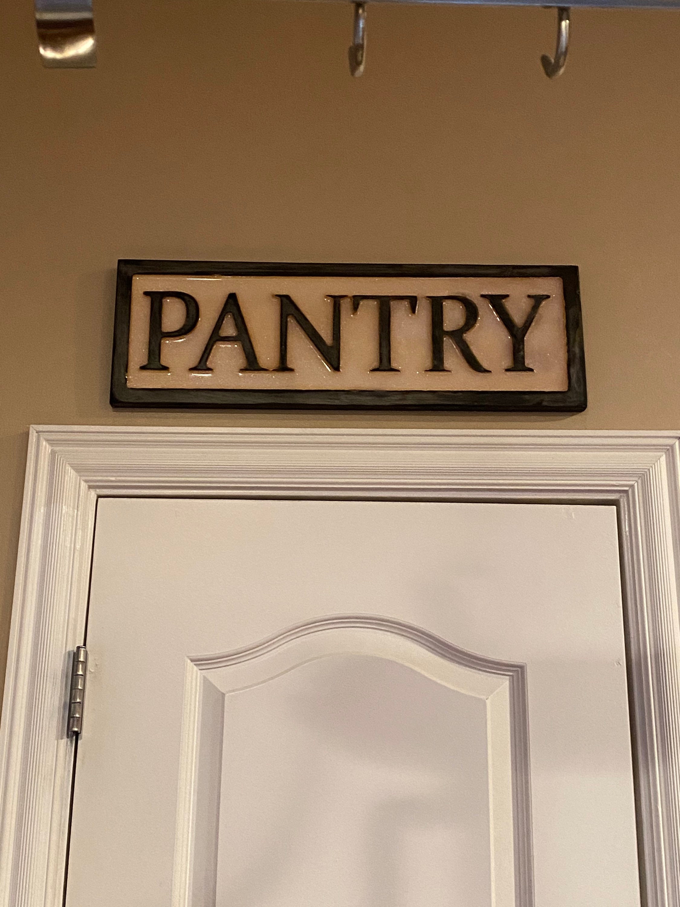 Large Wooden Pantry Sign | Farmhouse Pantry Sign | Wooden Rustic Sign ...